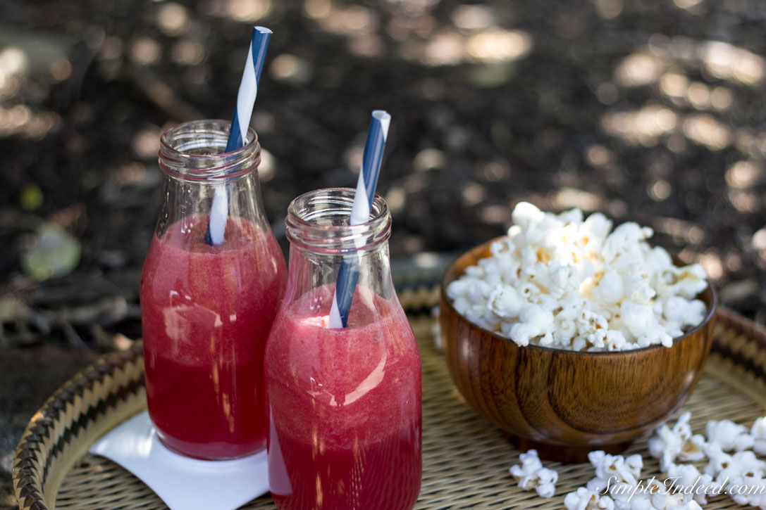 Patriotic paper fan bunting - Simple Indeed